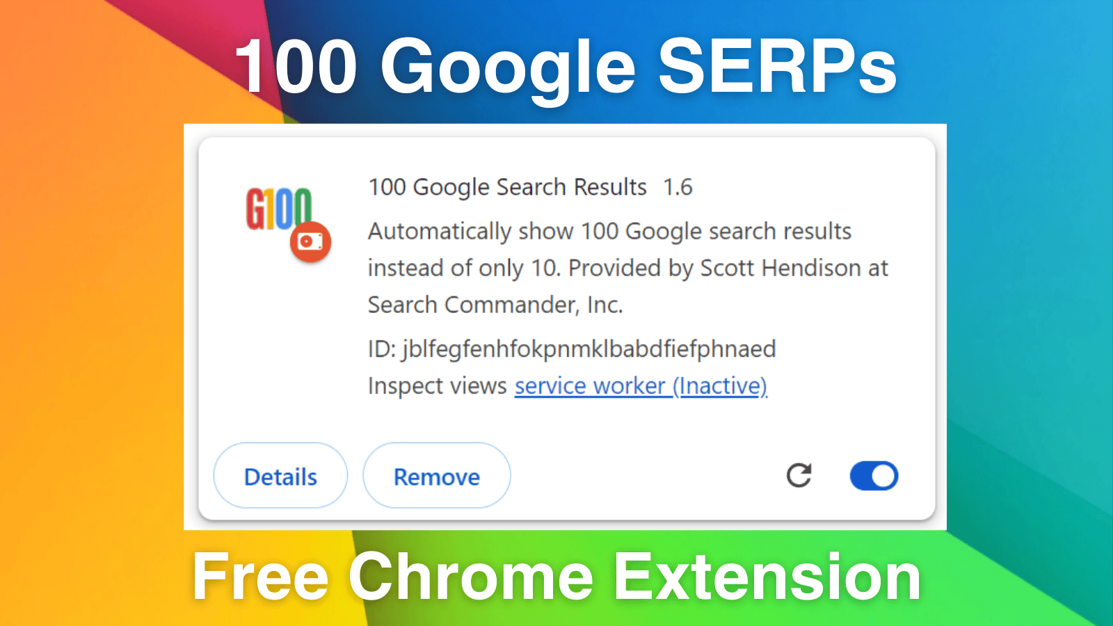 Get 100 Google Search Results Instead of Just 10 | Search Commander, Inc.