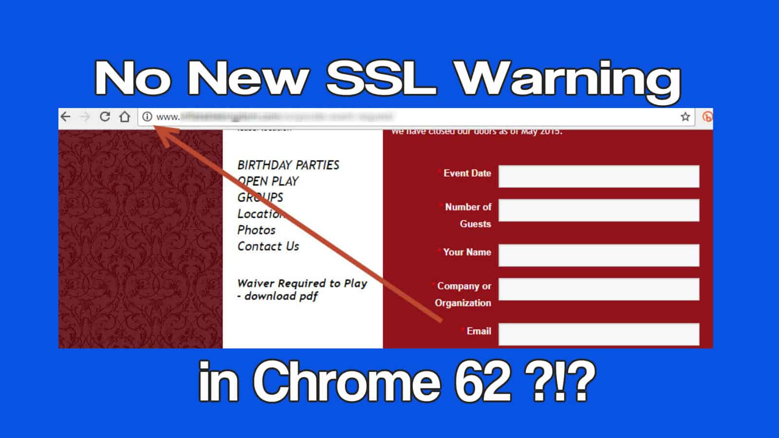 No New Ssl Warning In Chrome 62 Search Commander Inc